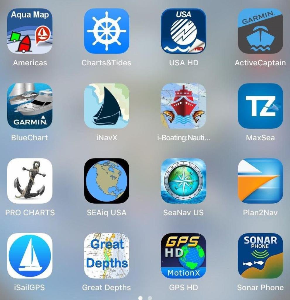 Zeenavigatie-apps - marine-charts.com